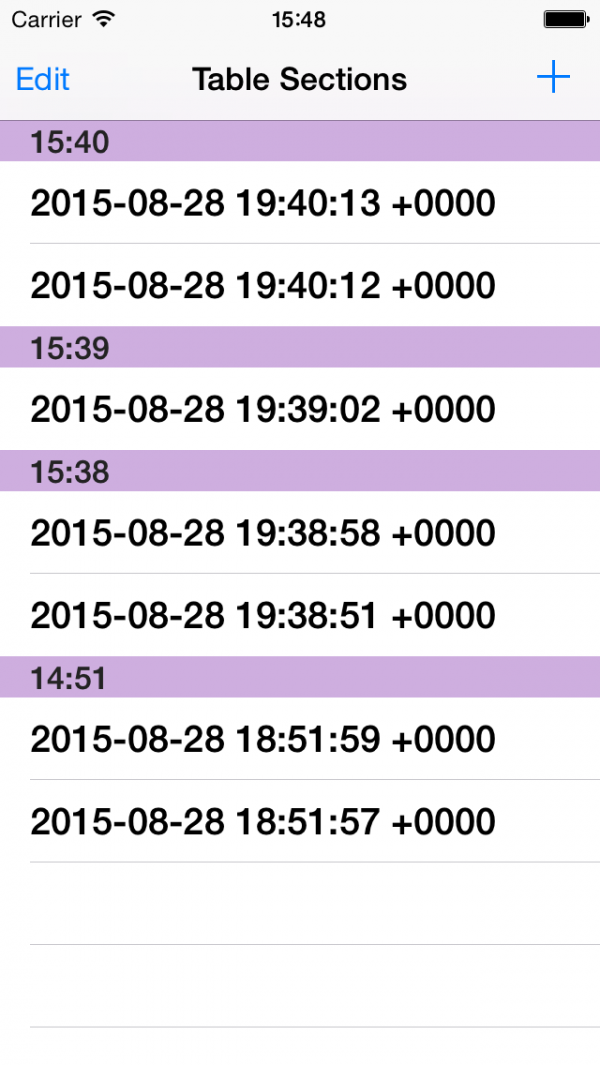 How To Implement Table Headers With Nsfetchedresultscontroller In Core Data Ios Dev Diary 0313